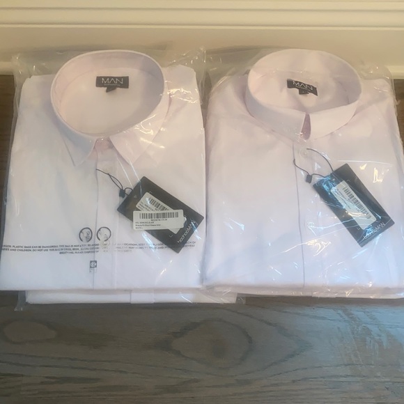 Boohoo | Shirts | New With Tags Mens Muscle Fit Short Sleeve Shirt ...